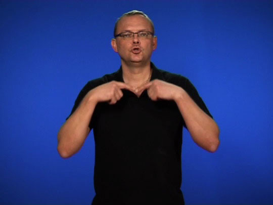 tjata - Svenskt teckenspråkslexikon - Stockholms universitet