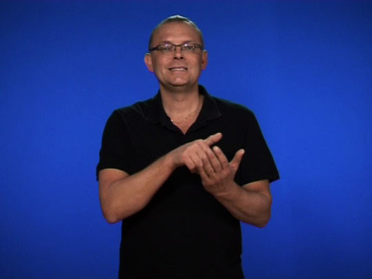 slicka - Svenskt teckenspråkslexikon - Stockholms universitet