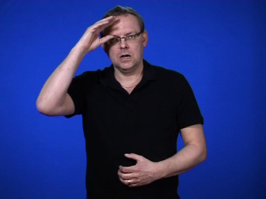 grabb - Svenskt teckenspråkslexikon - Stockholms universitet