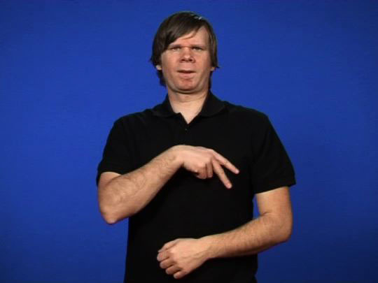 prispall - Svenskt teckenspråkslexikon - Stockholms universitet