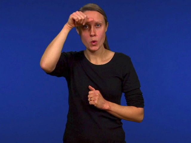 komplikation - Svenskt teckenspråkslexikon - Stockholms universitet