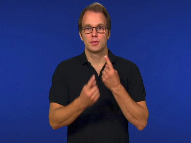 interpellation - Svenskt teckenspråkslexikon - Stockholms universitet