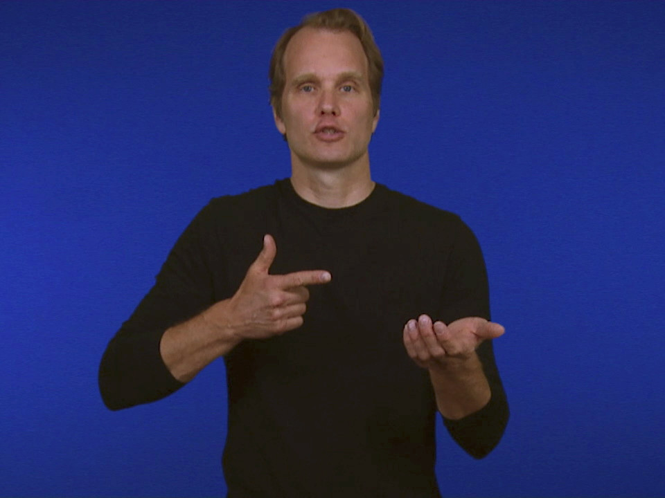 skytte - Svenskt teckenspråkslexikon - Stockholms universitet