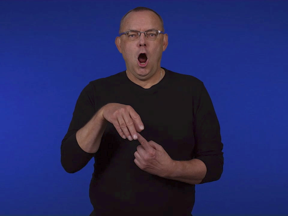 avsugning - Svenskt teckenspråkslexikon - Stockholms universitet