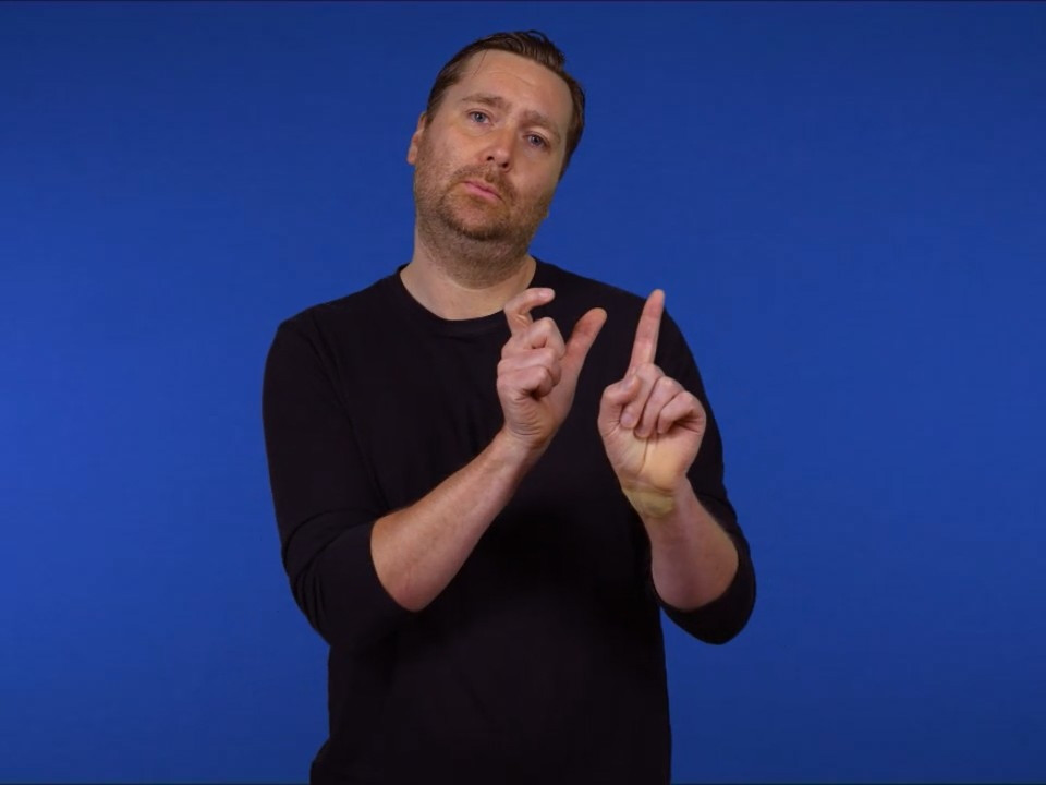 man mot man markering - Svenskt teckenspråkslexikon - Stockholms ...